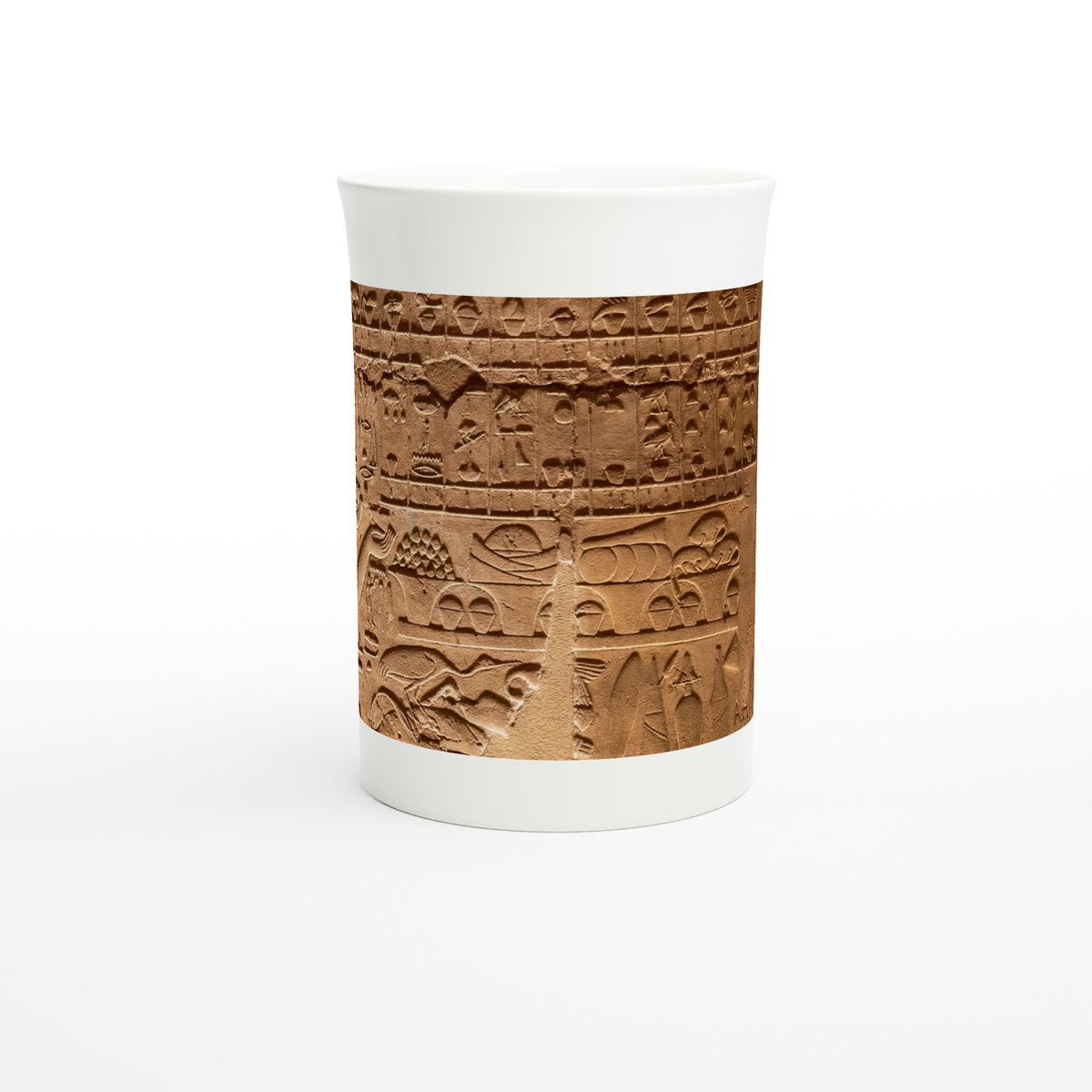 Pharaoh Mug - White 10oz Porcelain Slim Mug – Ancient Origins