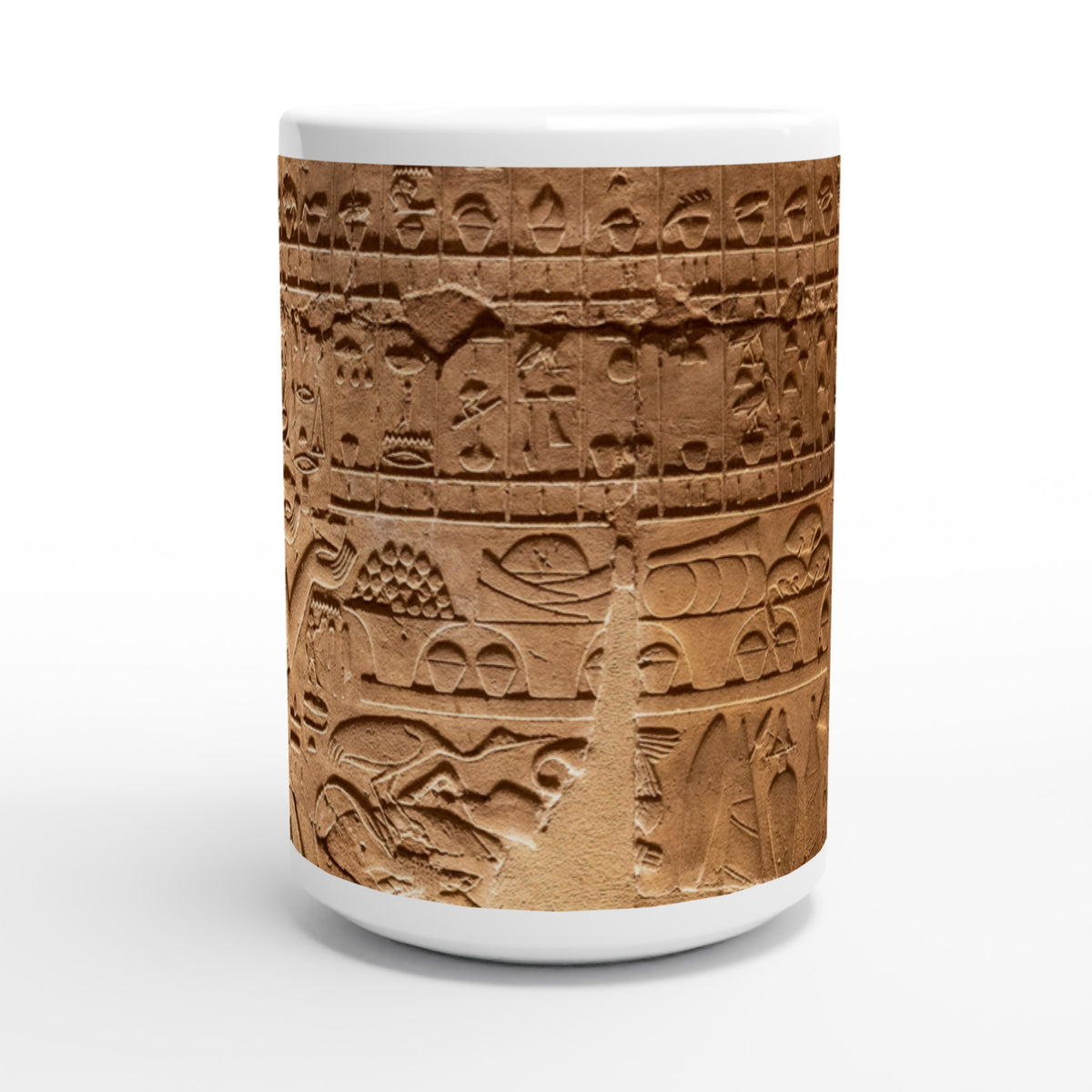 Pharaoh Mug - White 15oz Ceramic Mug – Ancient Origins