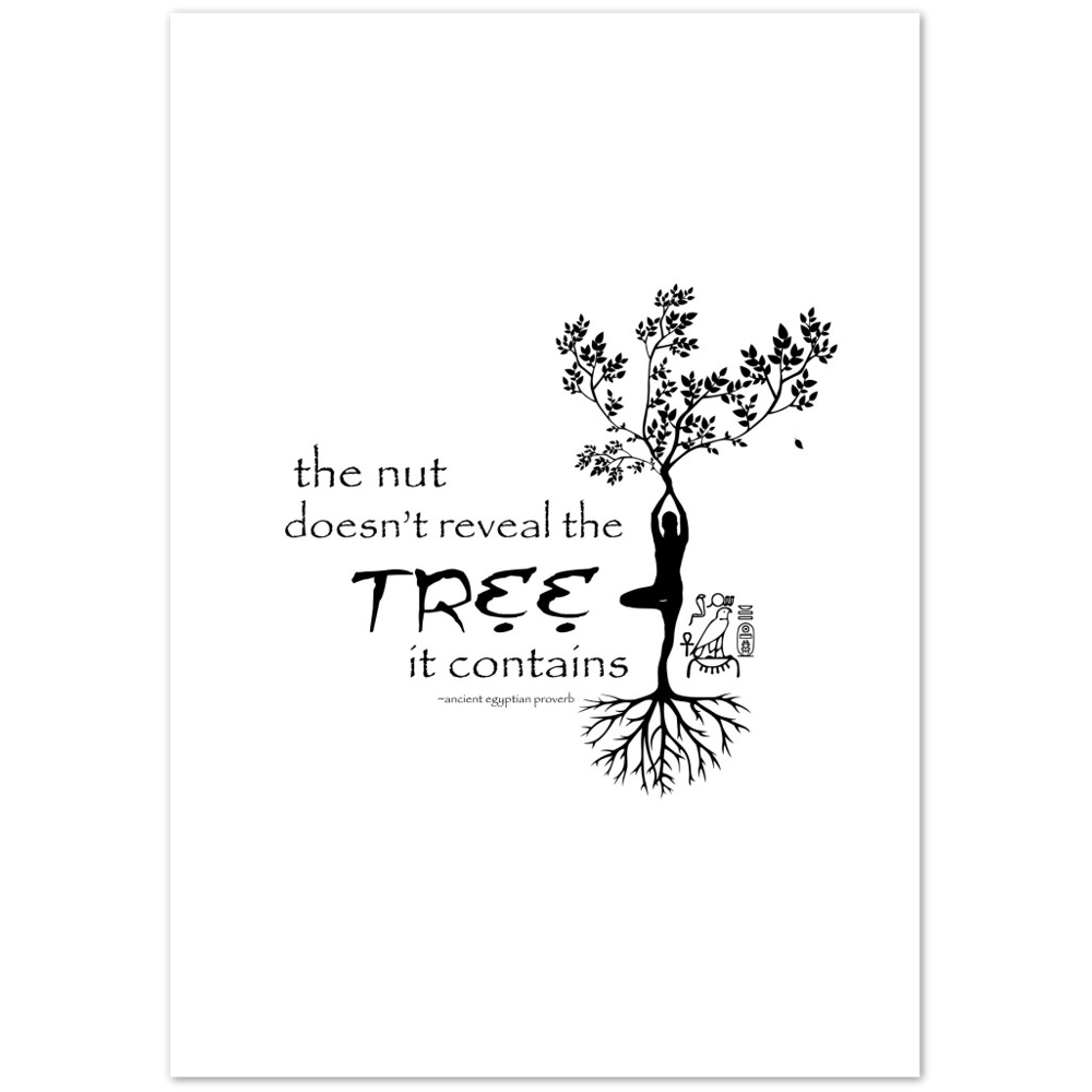 Nut Tree Quote Notebook with Matte Cover - 150 Pages – Ancient Origins